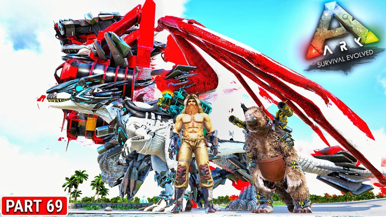 Nuke Dragon Canon King Allo And Deadly Mega ? 🔥 : Ark Dragon Hunter ...