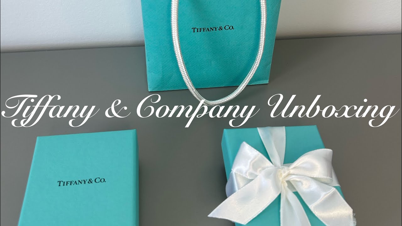 Tiffany & Company unboxing - YouTube