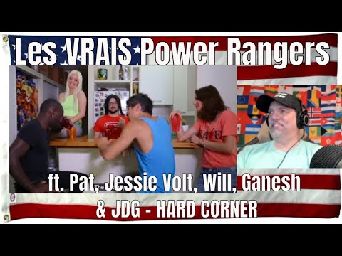 Les VRAIS Power Rangers -ft. Pat, Jessie Volt, Will, Ganesh & JDG - HARD CORNER - BenzaieTV-REACTION