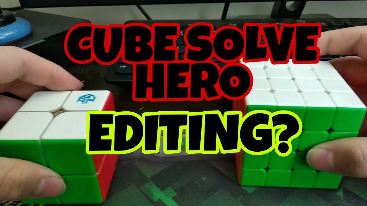 Cube Solve Hero Editing (Inspired by Styled Cuber) - YouTube