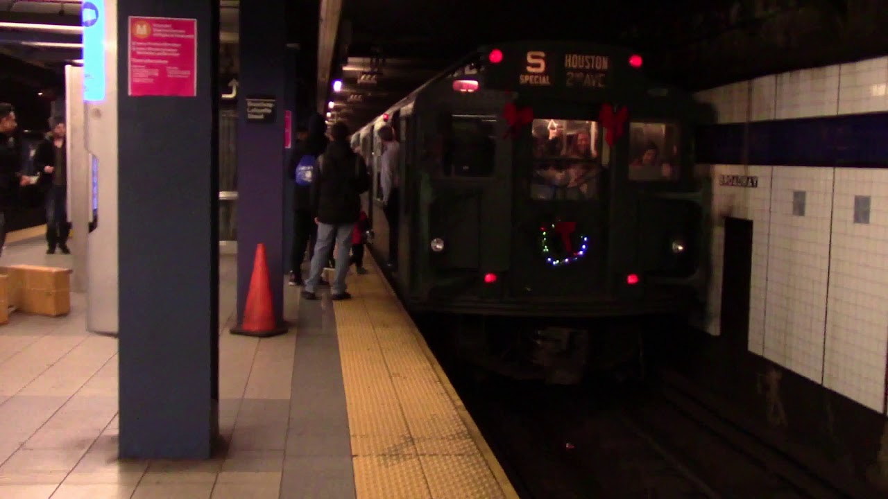New York City Transit Holiday Train - YouTube