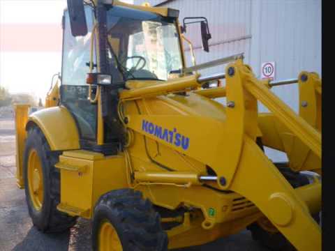 KOMATSU WB93R - YouTube