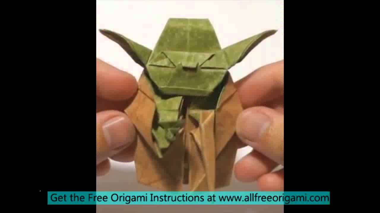 how to make origami star wars characters - YouTube