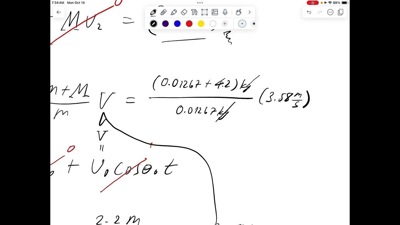 Inelastic Collision 2 - YouTube