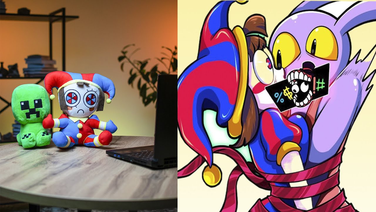 POMNI AND CREEPER REACT TO "The Amazing Digital Circus" Shorts ...