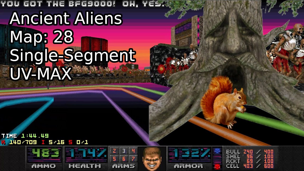 Ancient Aliens Map 28 "Floating Arena" UV MAX [DOOM II] - YouTube