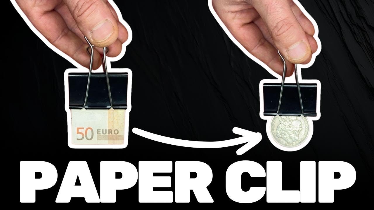SIMPLE PAPERCLIP MAGIC TRICK YOU CAN DO TOO 🪄 #magic #tricks #tutorial ...