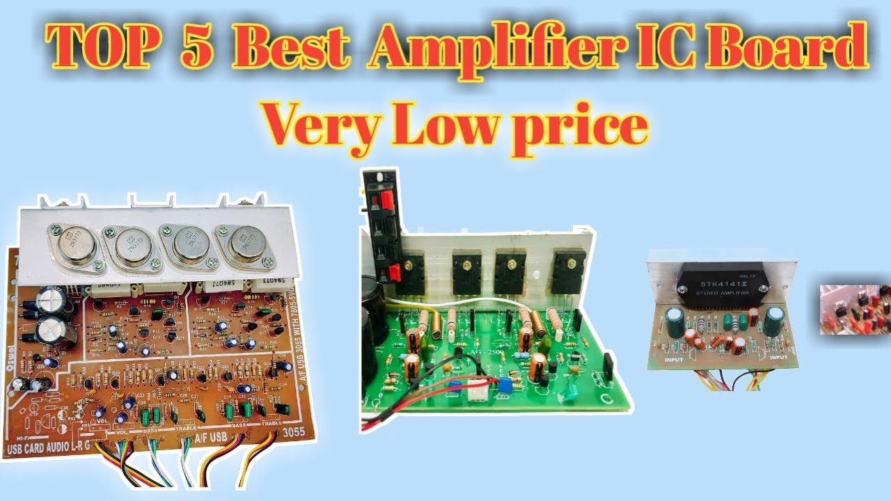 Home Amplifier TOP 5 BEST IC board in very low price - YouTube