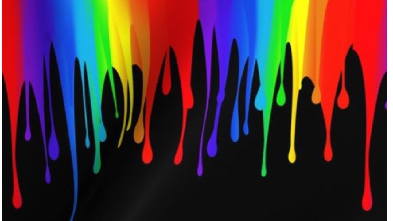 Rainbow Drip Art | Annie - YouTube