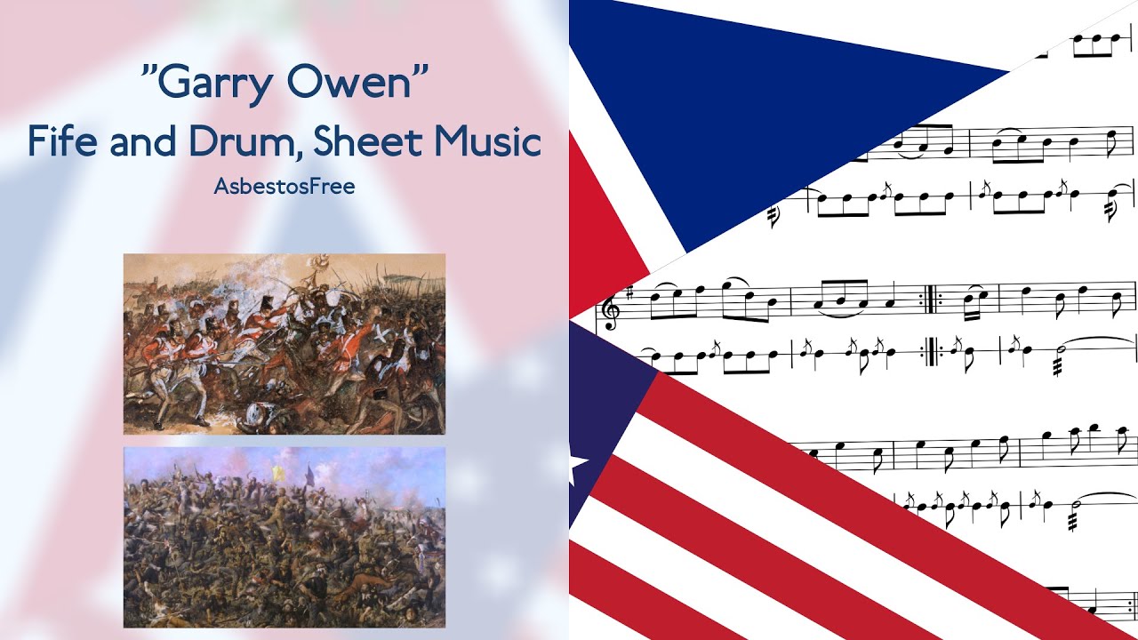 Garryowen (Fife and Drum, Sheet Music) - YouTube