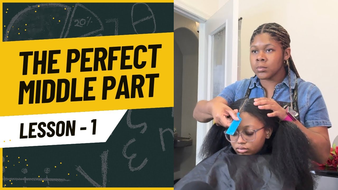 How to get the perfect Middle part | Lesson 1 - YouTube