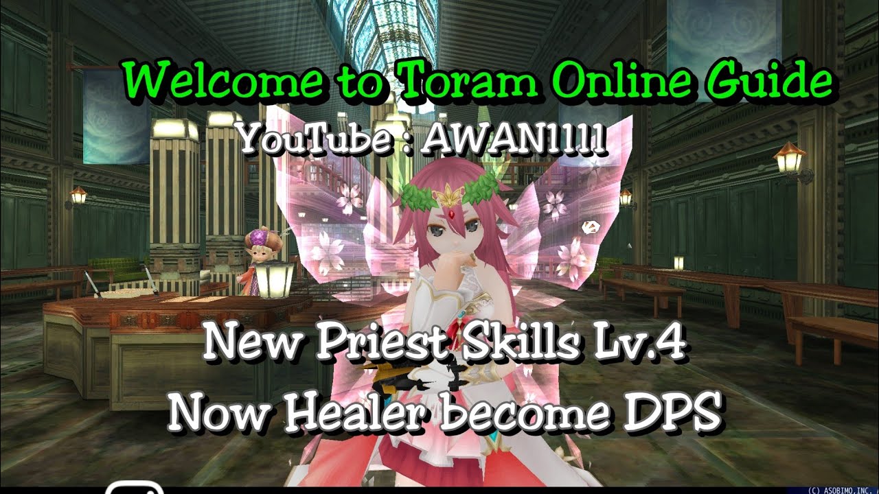 Toram Online - Review New Priest Skills Lv.4 (Healer become DPS) - YouTube