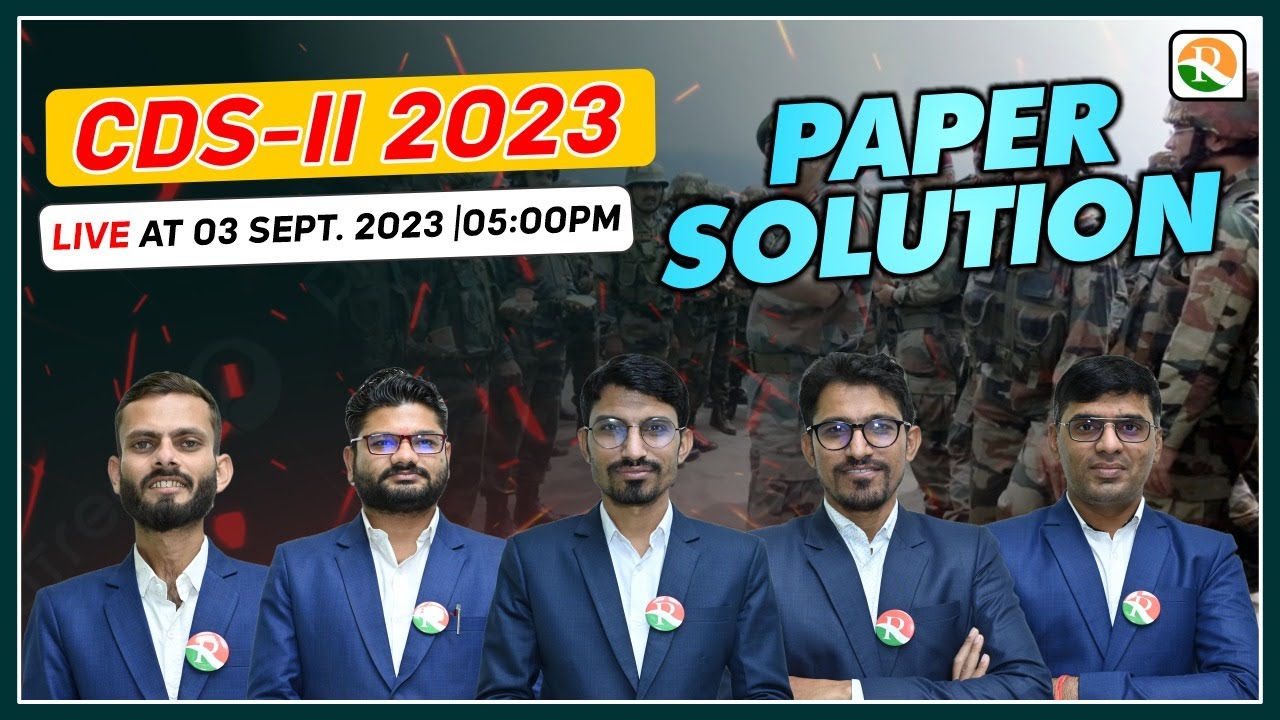 CDS - 02, 2023 GAT Paper Solution | CDS GK GS Exam Analysis | CDS-2 ...