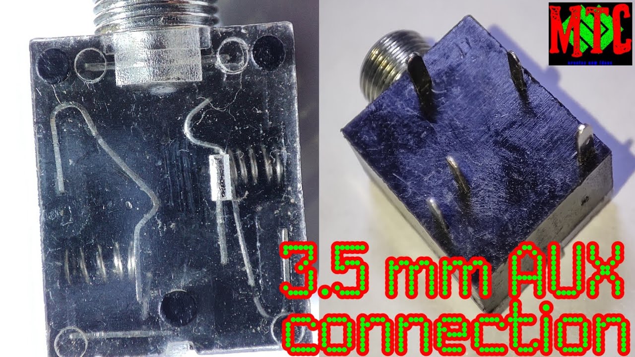 Aux Jack Connection |Aux Wiring(Aux Socket Connection) kaise karen ...