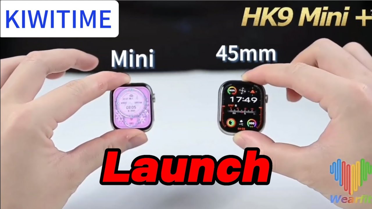 HK9 Mini Plus Smartwatch Launch - 1.75" AMOLED Screen 1GB Rom Support ...
