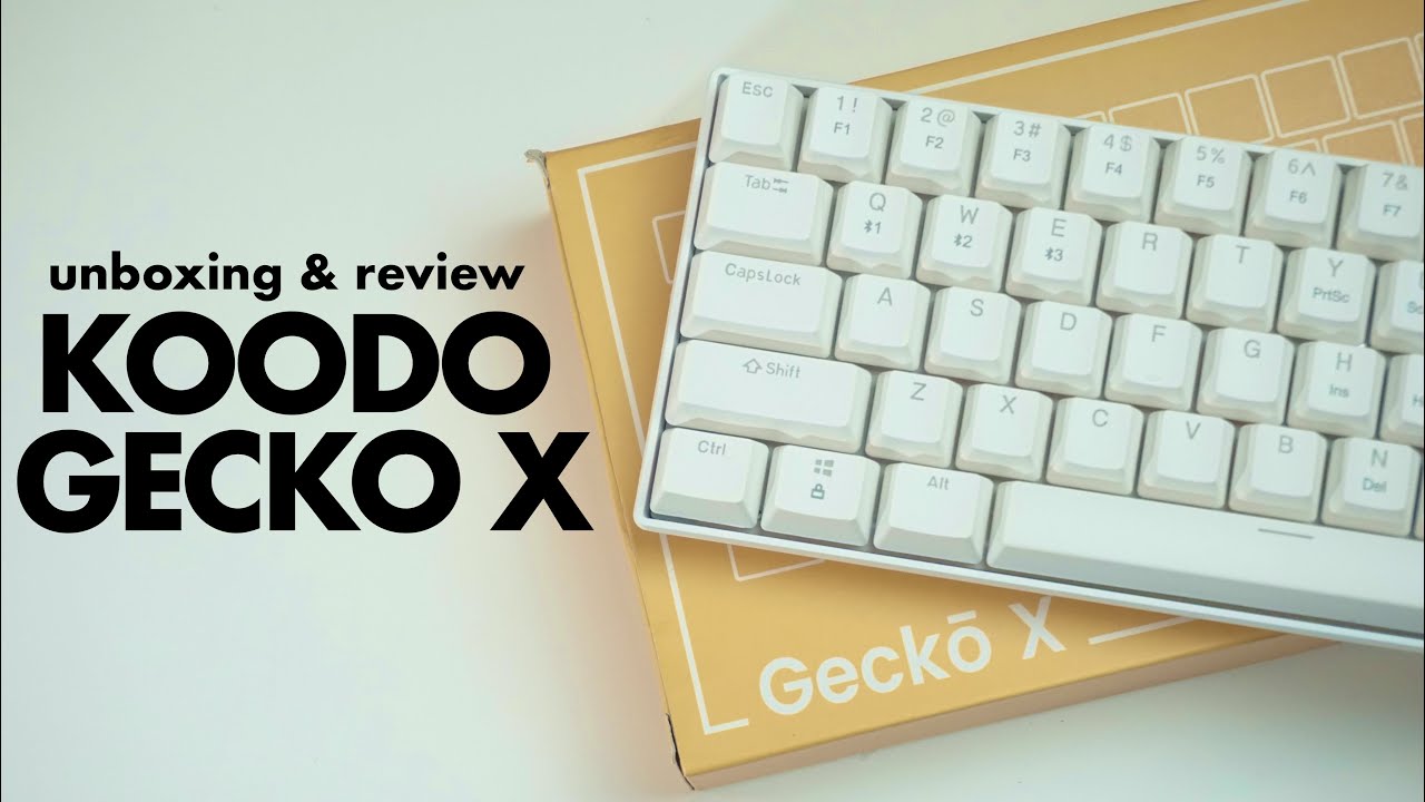 Keyboard 60% Paling Worth-it Saat Ini?? (Koodo Gecko X Unboxing ...