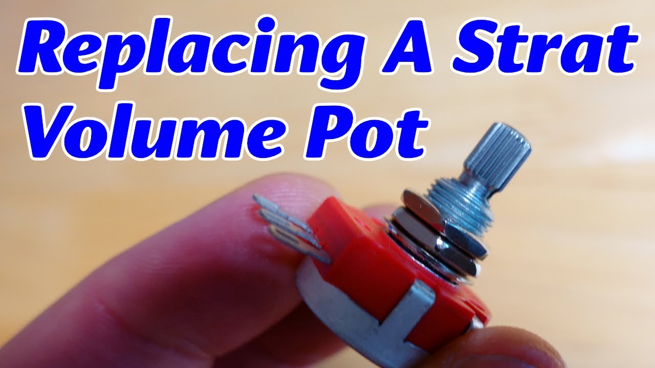 How To Fix A Stratocaster Volume Control With A Jim Dunlop Super Pot ...