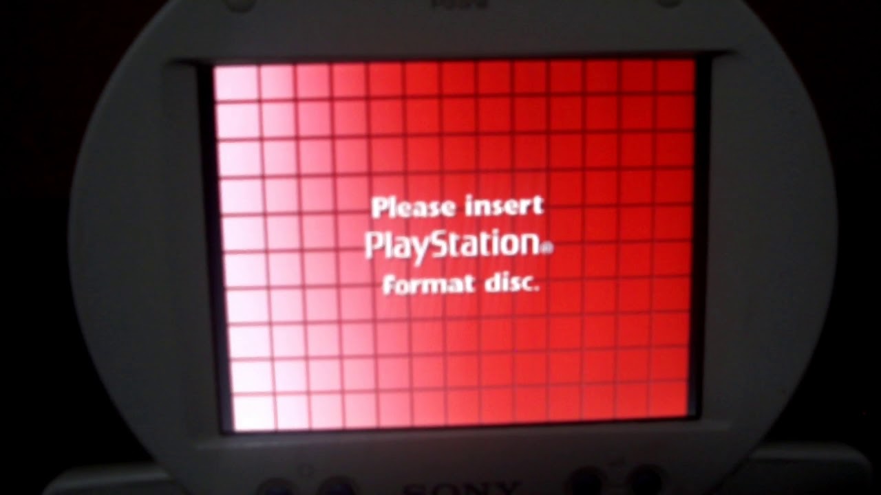 PlayStation 1 - Red Screen of Death - YouTube