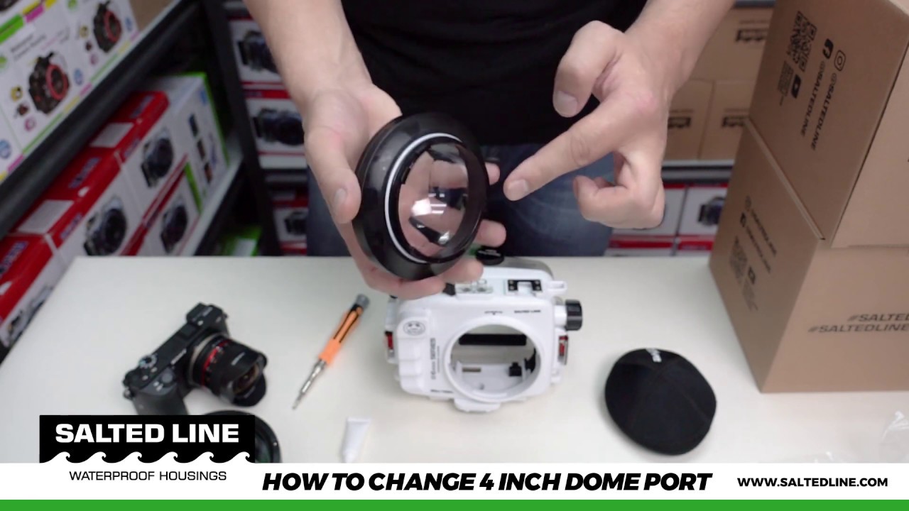 HOW TO change standard port to 4 inch dome port - YouTube