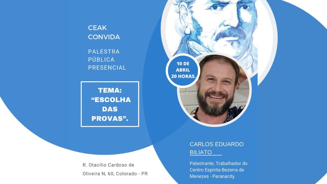 CARLOS EDUARDO BILIATO | Escolha das Provas - YouTube