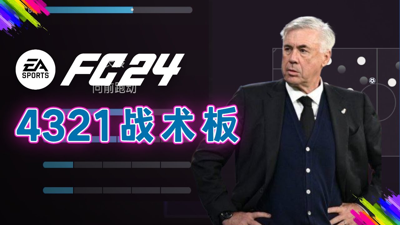 【FC24教程】4321战术板分享 - YouTube