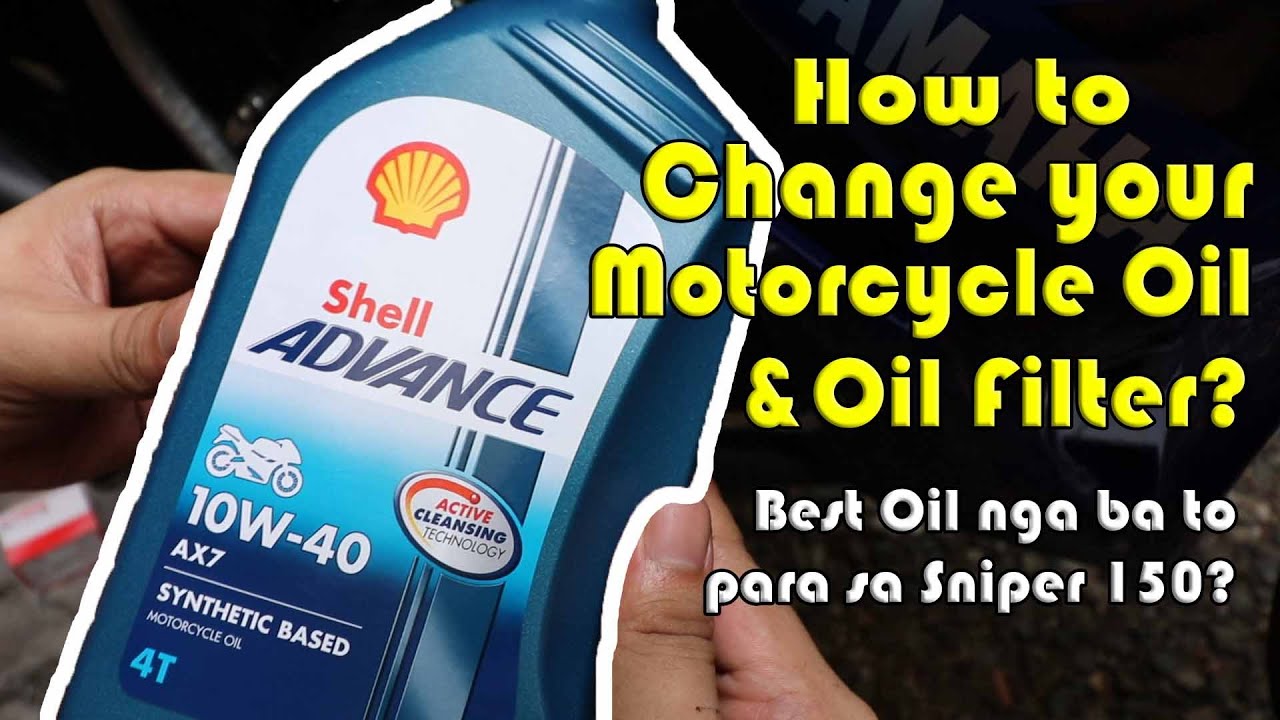 Yamaha Sniper 150 2019 -How to Change Your Motorcycle Oil and Oil ...