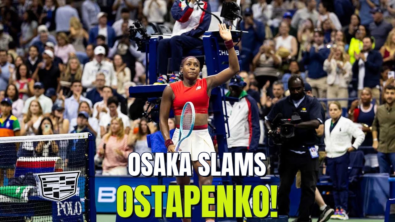 US Open Drama: Osaka Slams Ostapenko, Star's Comeback! - YouTube