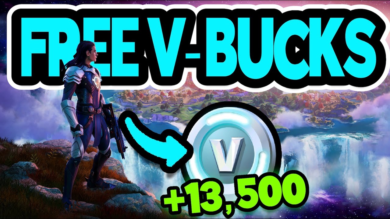 FREE VBUCKS CODES 2023 🎮 How to get 13500 FREE V-Bucks in Fortnite ...
