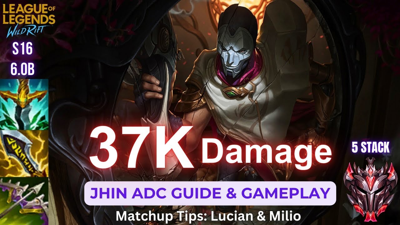 Wild Rift Jhin ADC Guide - How To Dominate - Build, Runes, Gameplay ...