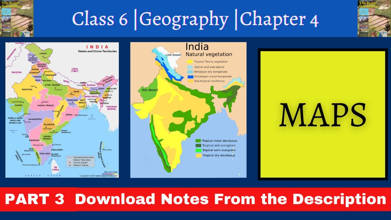 Maps Full Chapter | Class 6 Geography Chapter 4| Part 3 | Hindi | Harsh ...