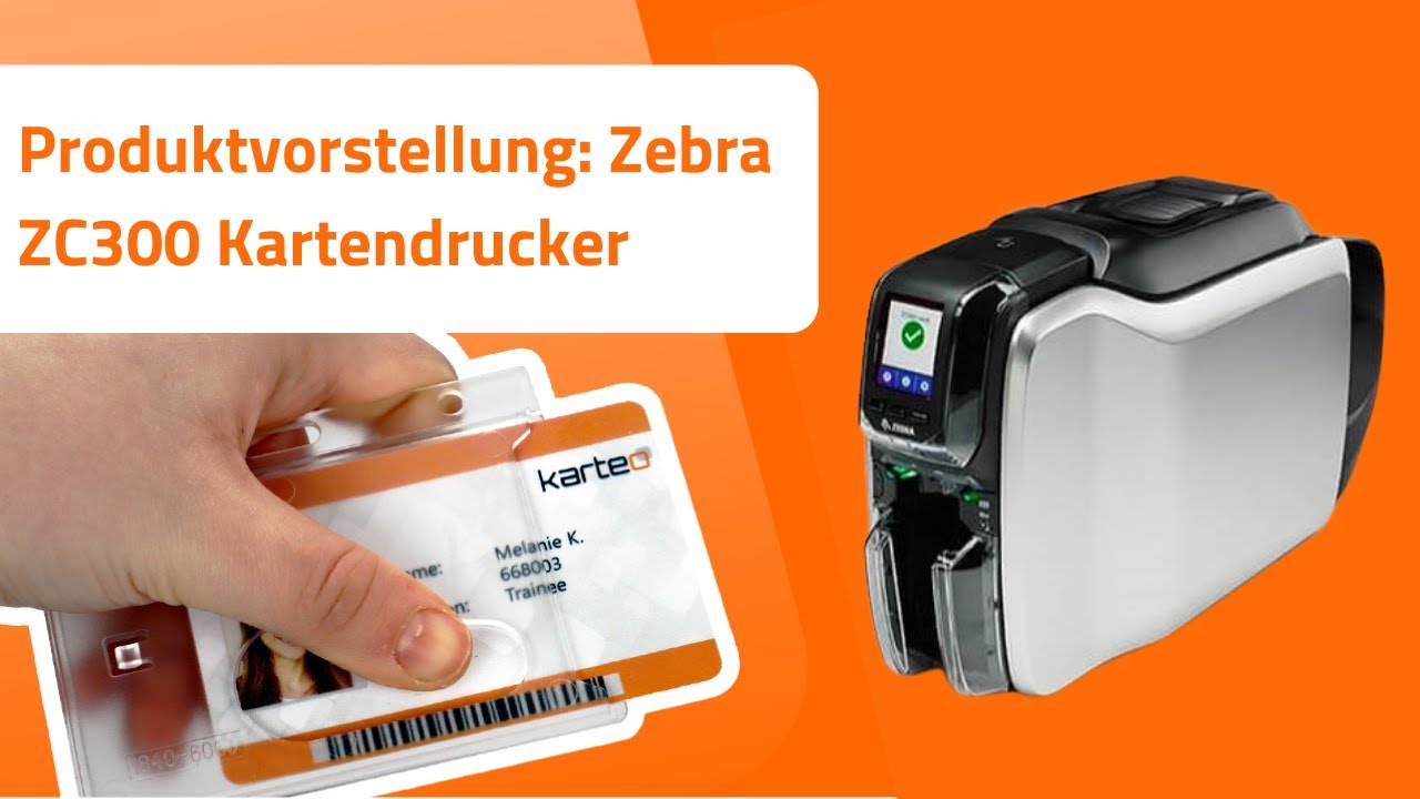 Zebra ZC300 Benutzeroberfläche Plastik-Kartendrucker (ENG ...