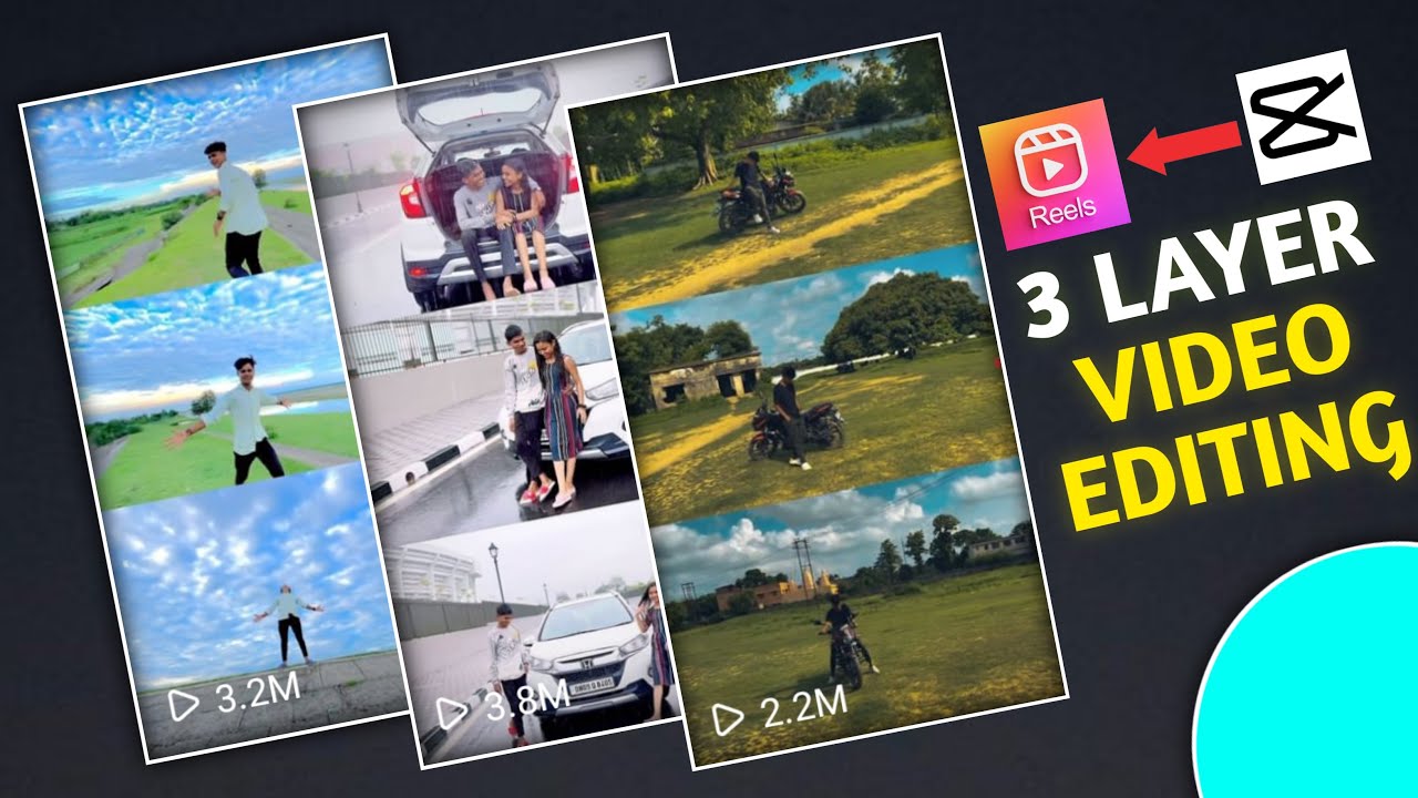 Instagram Reels 3 Layers Video || How To Make 3 Layers Video || Multi ...