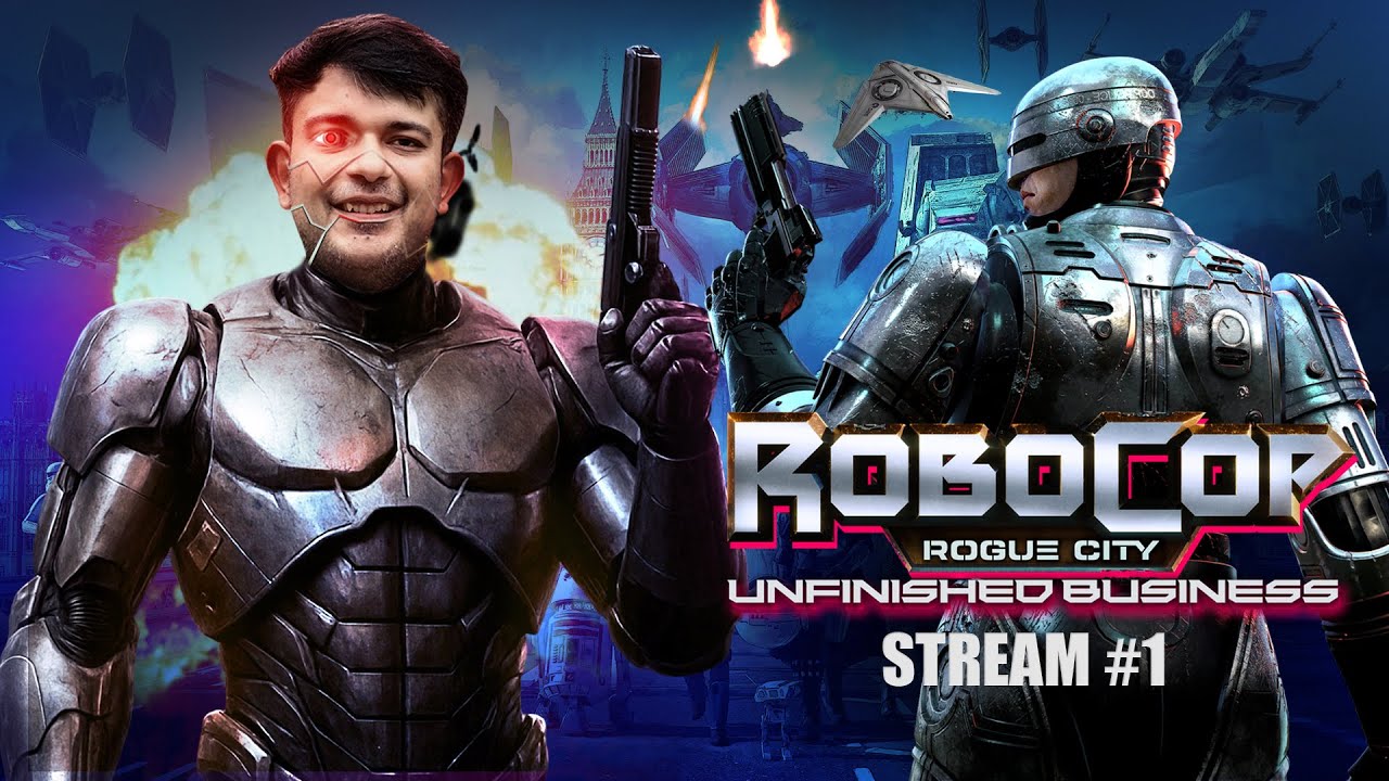 Doctor Sagar becomes Robocop once again in Robocop: Unfinished Business PS5 Part-1 Live Stream ...