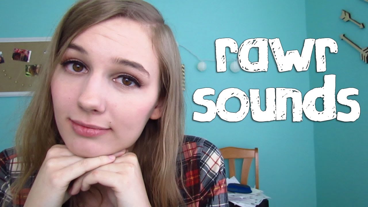 [BINAURAL ASMR] Rawr Sounds :3 ("like a kitty cat / dinosaur / lion ...