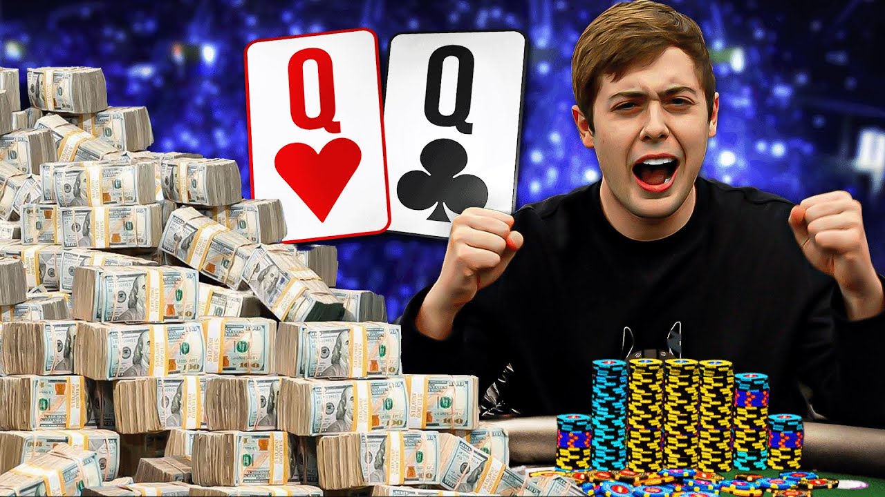 Chip Leader At A $700,000 Poker Tournament! - YouTube