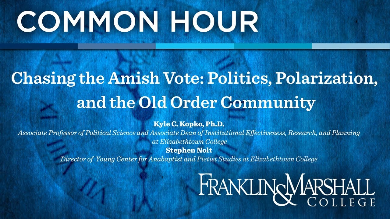 Common Hour: Chasing the Amish Vote - YouTube
