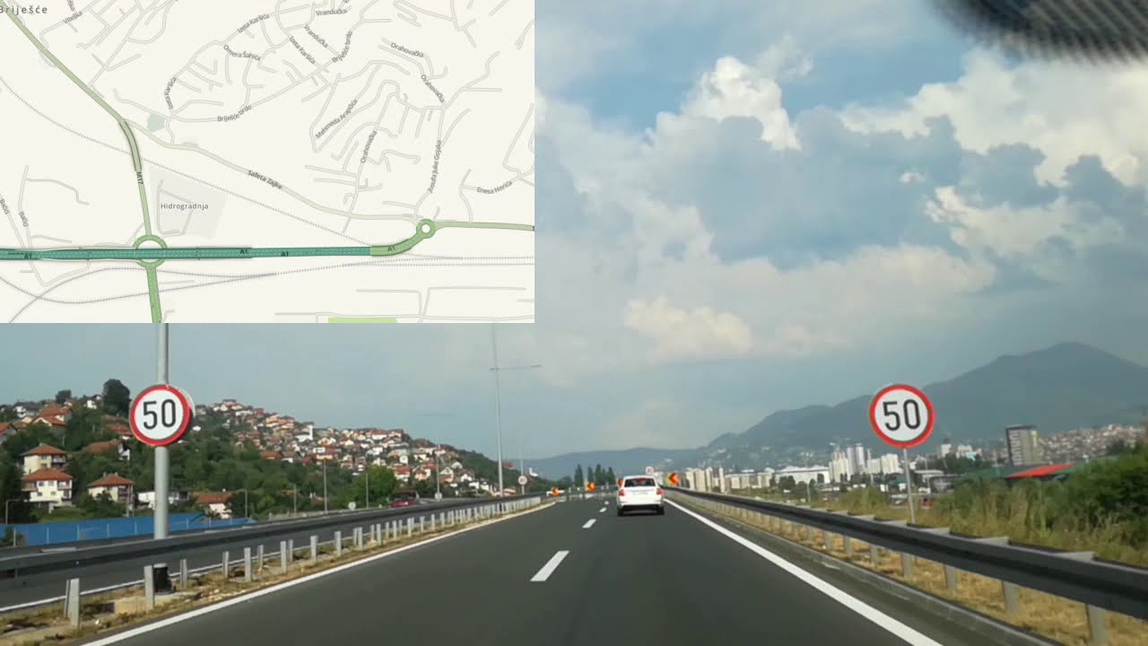 A1 Jošanica - Butila - Boljakov Potok, Sarajevo, jul 2019. - YouTube