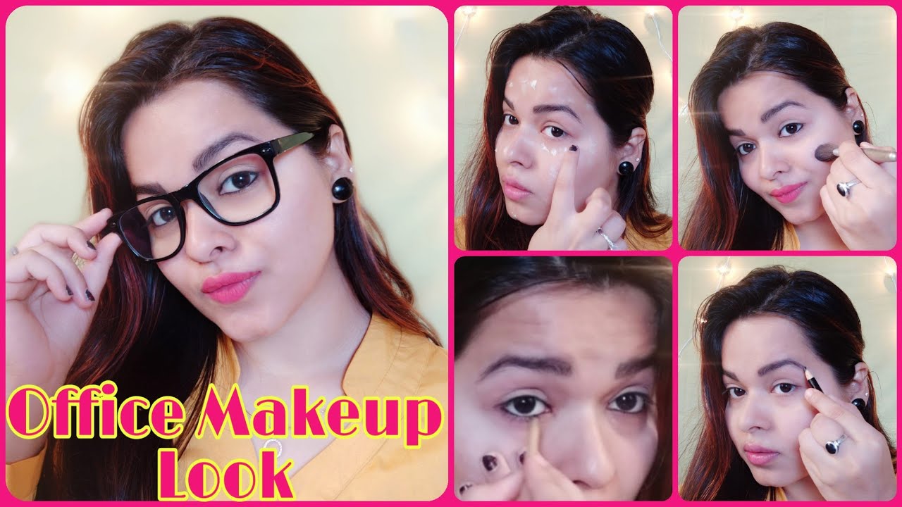 Easy n Cute Office Makeup Look For Beginners || #officemakeuplook # ...