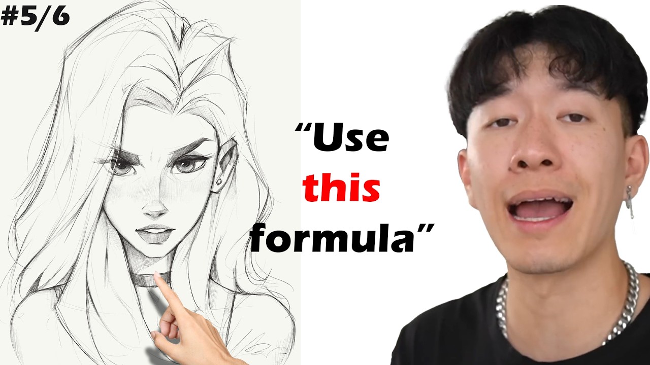 6 Pro artists explain how to draw perfect faces. - YouTube