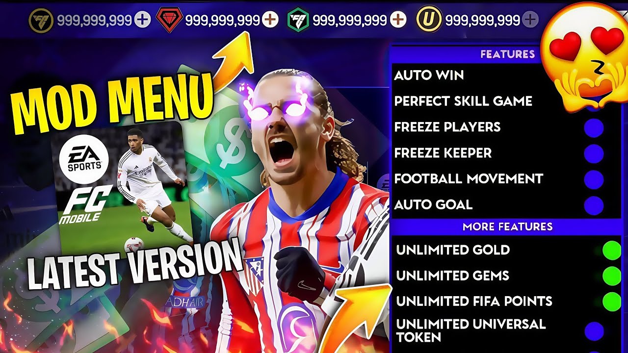 FIX💸!! Fc Mobile MOD MENU V24.0.03 | Unlimited Money, Fc Points | Fc ...