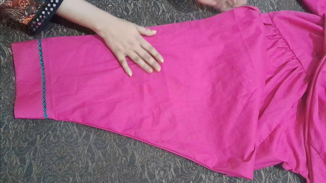 How to make Designer Belt Wali Shalwar In Easy way // Belt Wali Shalwar ...