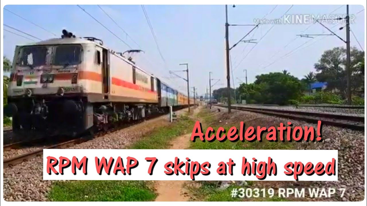 West coast Express with utkrisht Coaches | WAP-7 | Indian Railways ...