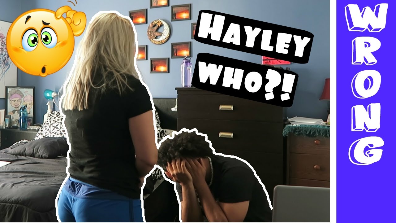 CALLING GIRLFRIEND WRONG NAME PRANK (GONE WRONG) - YouTube