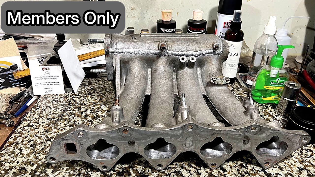 Members Only: Finished & Welded P30 intake manifold and D16y8 ...