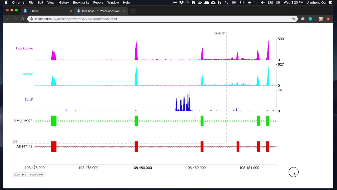Generate and modify interactive plot Figure 1A using trackViewer - YouTube