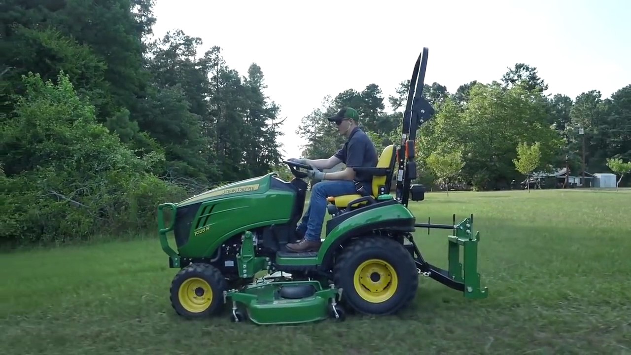 AutoConnect Drive Over Mower Deck - YouTube