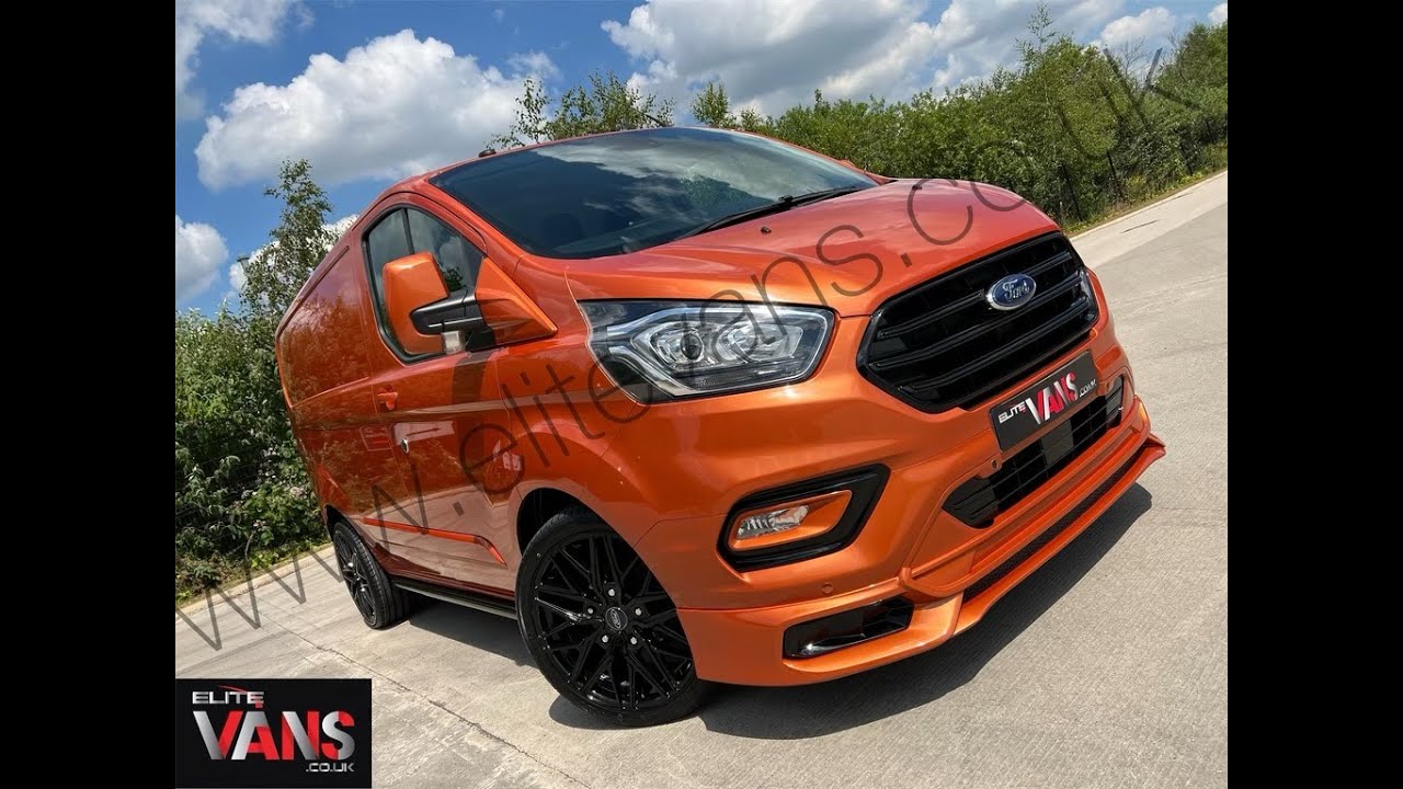 2020 Ford Transit Custom Van in Orange Glow - YouTube