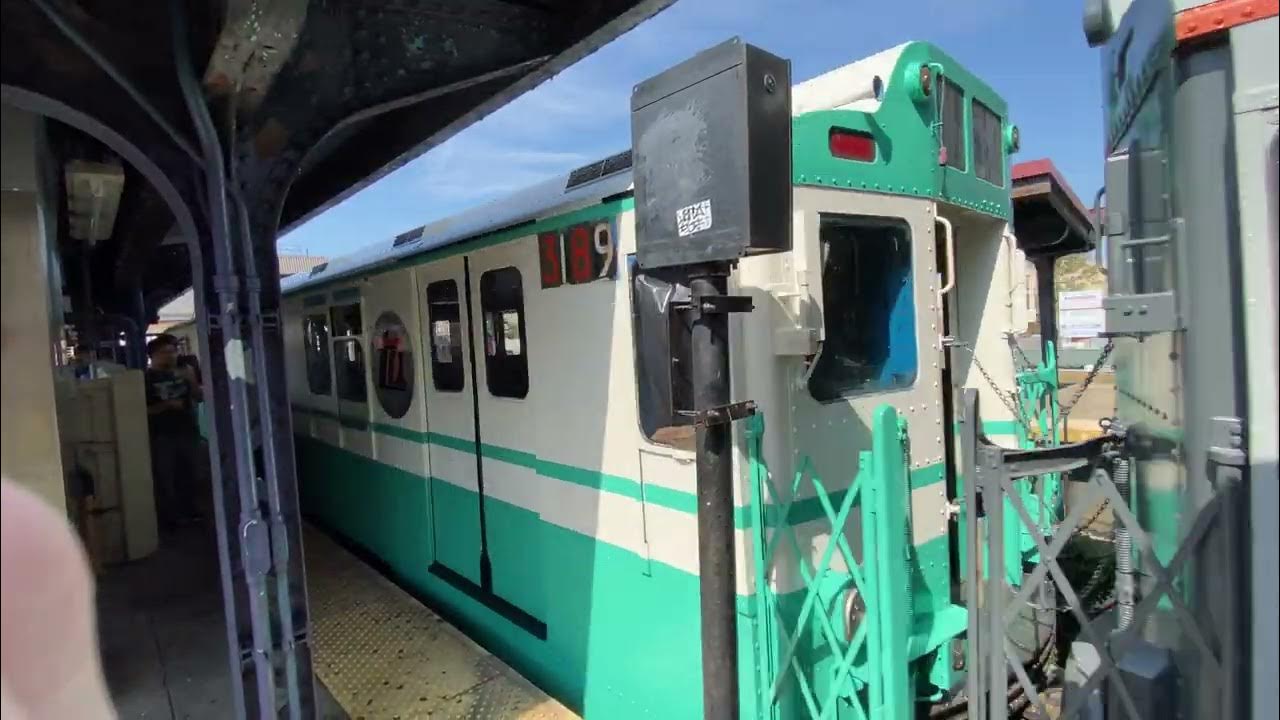 NYTM R10/R16 Train Of Many Metals departing Brighton Beach - Parade Of Trains (9/17/22) [4K ...