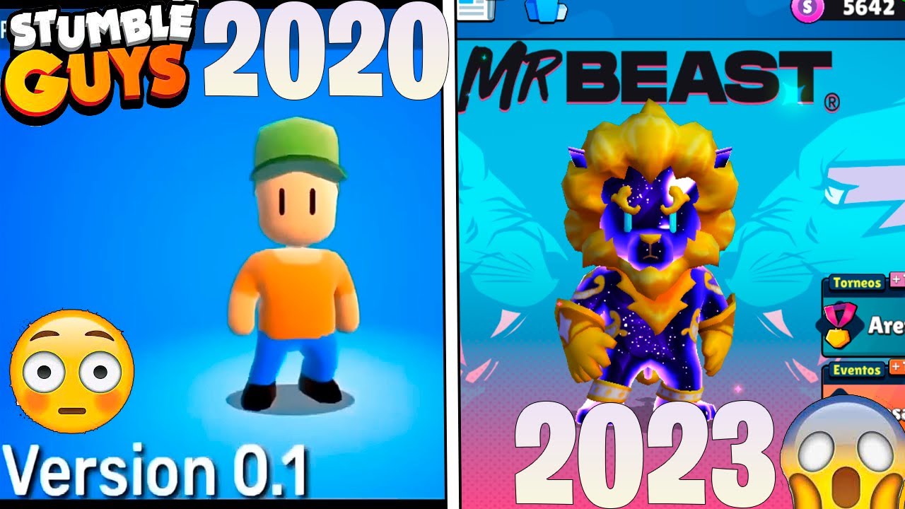 !COMO FUE LA EVOLUCION DE STUMBLE GUYS (2020 A 2023) HISTORIA - YouTube
