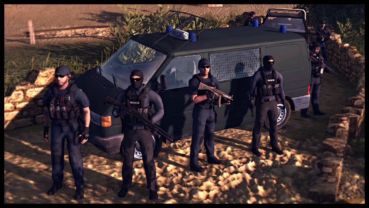 ITALIAN CARABINIERI RAID MAFIA COMPOUND! Red Rising Mod - YouTube